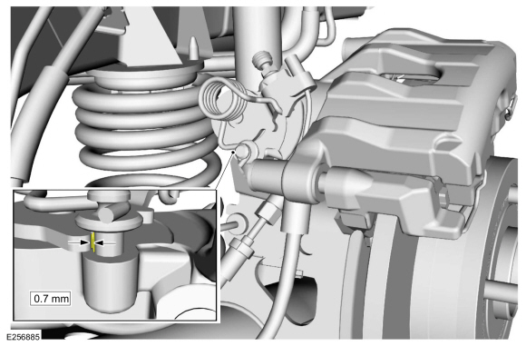 Ford Ecosport - General Procedures - Parking Brake Cable Adjustment ...