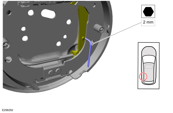 Ford Ecosport - General Procedures - Parking Brake Cable Adjustment ...