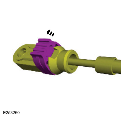 Ford Ecosport - General Procedures - Selector Lever Cable Adjustment ...