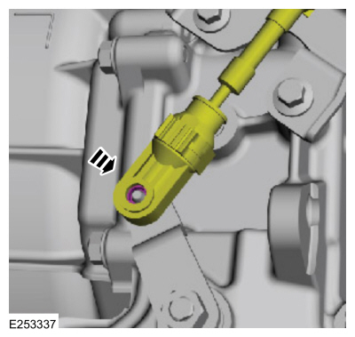 Ford Ecosport - General Procedures - Selector Lever Cable Adjustment ...