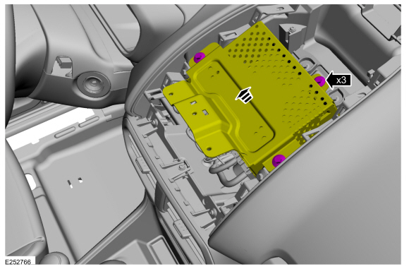 Ford Ecosport - Removal and Installation - Audio Front Control Module ...