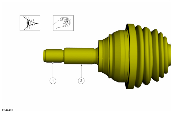Ford Ecosport - Removal and Installation - Front Halfshaft LH - 6-Speed ...