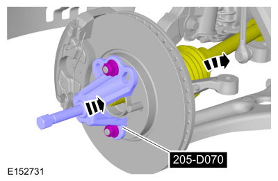 Ford Ecosport - Removal and Installation - Front Halfshaft LH - 6-Speed ...