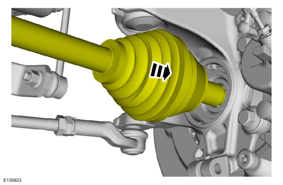 Ford Ecosport - Removal and Installation - Front Halfshaft LH - 6-Speed ...