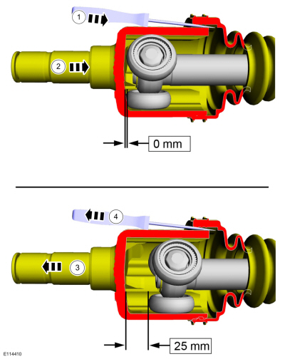 Ford Ecosport - Removal and Installation - Inner Constant Velocity (CV ...