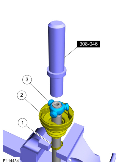 Ford Ecosport - Removal and Installation - Inner Constant Velocity (CV ...