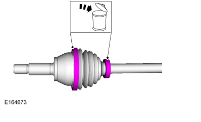 Ford Ecosport - Removal and Installation - Outer Constant Velocity (CV ...