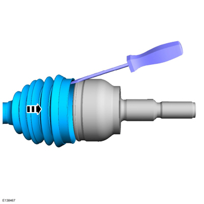 Ford Ecosport - Removal and Installation - Outer Constant Velocity (CV ...