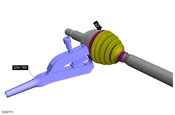 Ford Ecosport - Removal and Installation - Outer Constant Velocity (CV ...