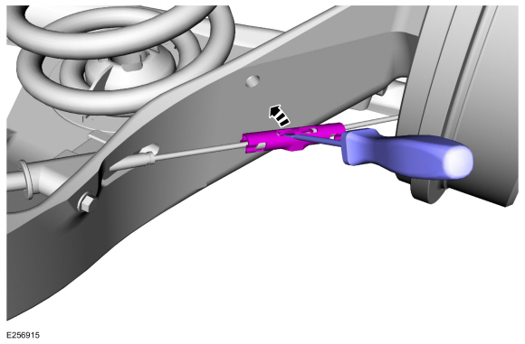 Ford Ecosport - Removal and Installation - Parking Brake Cable ...