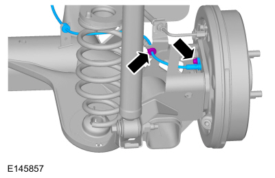 Ford Ecosport - Removal and Installation - Rear Wheel Speed Sensor ...