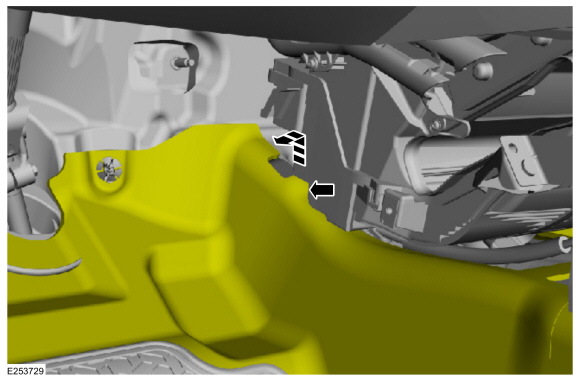 Ford Ecosport - Removal and Installation - Selector Lever Cable - 6 ...