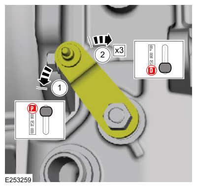 Ford Ecosport - Removal and Installation - Selector Lever Cable - 6 ...