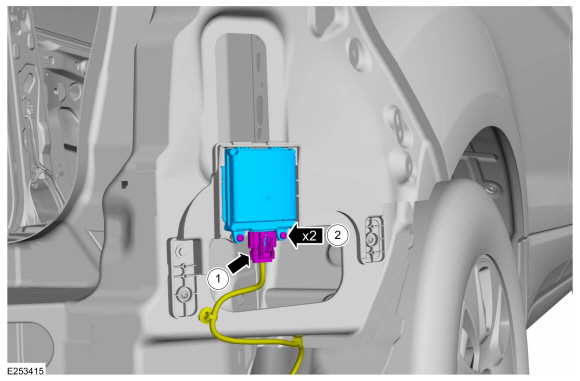 Ford Ecosport - Removal and Installation - Side Obstacle Detection ...