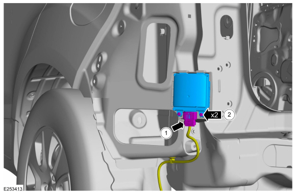 Ford Ecosport - Removal and Installation - Side Obstacle Detection ...