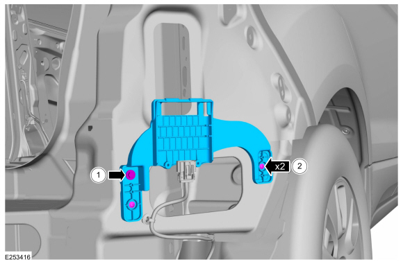 Ford Ecosport - Removal and Installation - Side Obstacle Detection ...