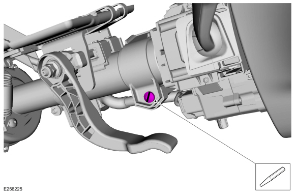 Ford Ecosport - Removal and Installation - Steering Column Lock Module ...