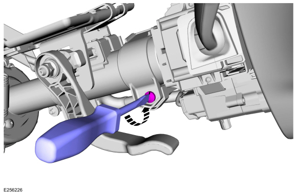 Ford Ecosport - Removal and Installation - Steering Column Lock Module ...