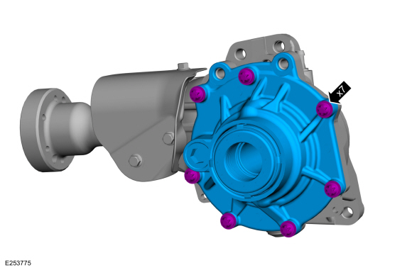 Ford Ecosport - Removal and Installation - Transfer Case Input Shaft ...