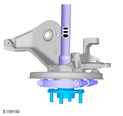 Ford Ecosport - Removal and Installation - Wheel Bearing and Wheel Hub ...