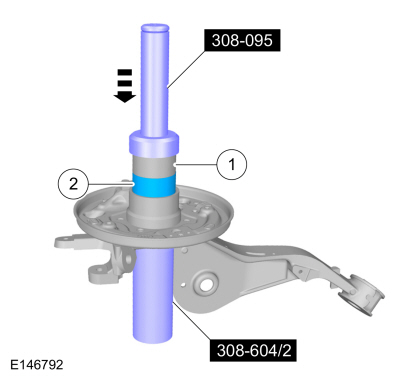 Ford Ecosport - Removal and Installation - Wheel Bearing and Wheel Hub ...
